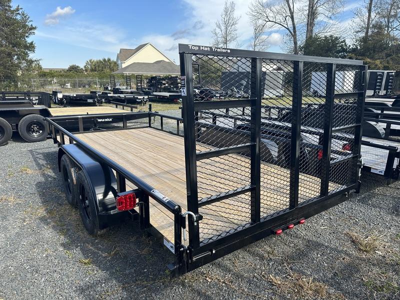 2025 Top Hat Trailers 16X83 Tube Top Utility Trailer w/ Reinforced Rear ...