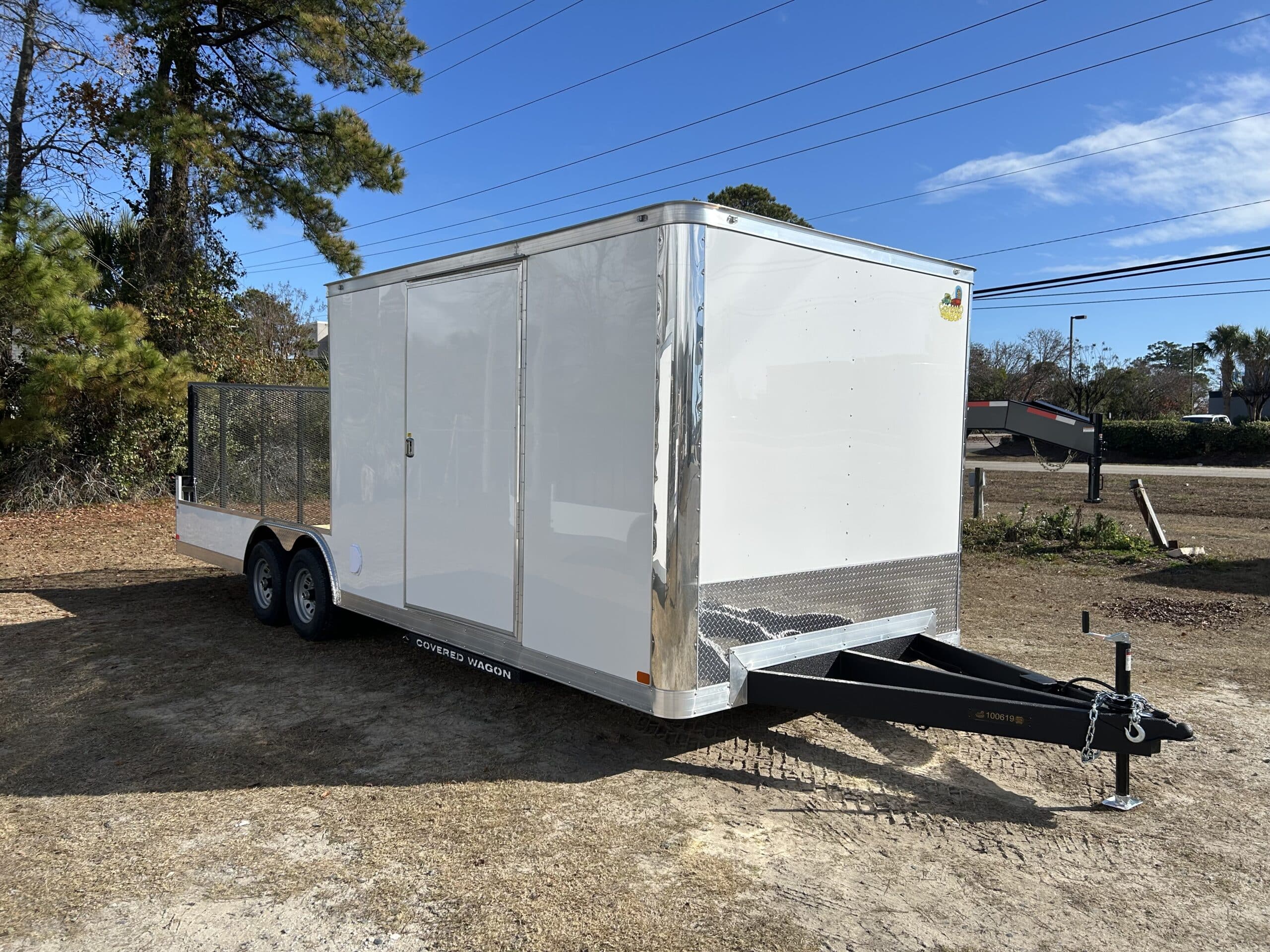 2025 8.5x24 Covered Wagon Enclosed Trailer Hybrid - Affordable Trailers